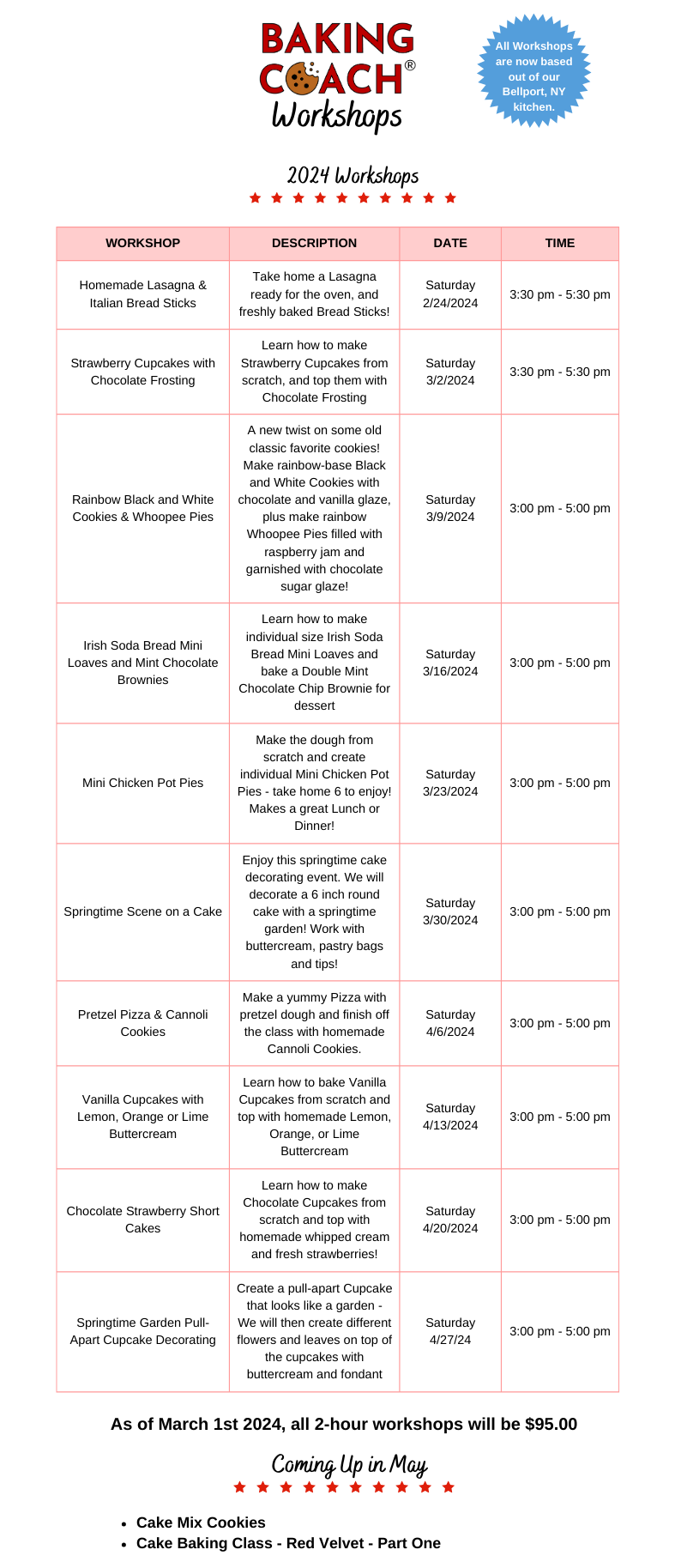 Children's Baking Workshops | The Baking Coach