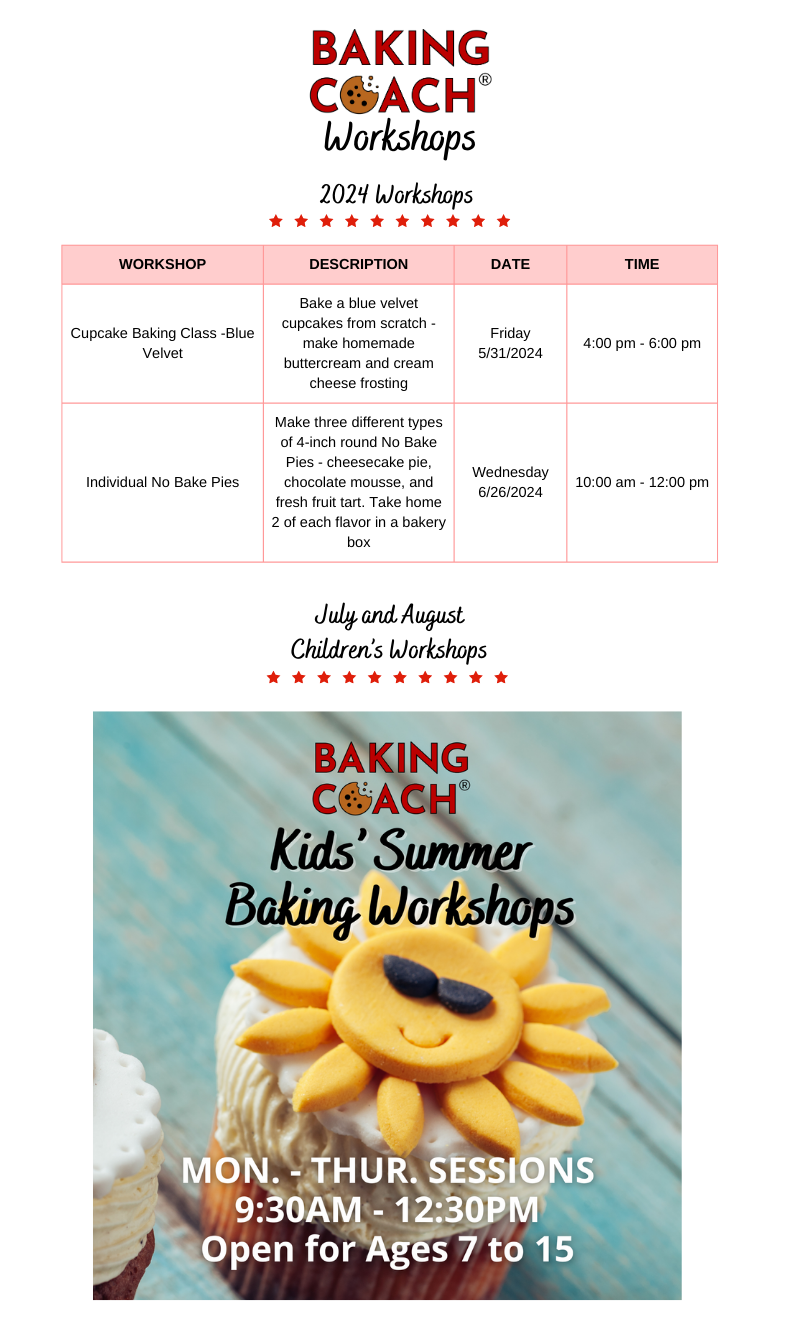 Children's Baking Workshops | The Baking Coach
